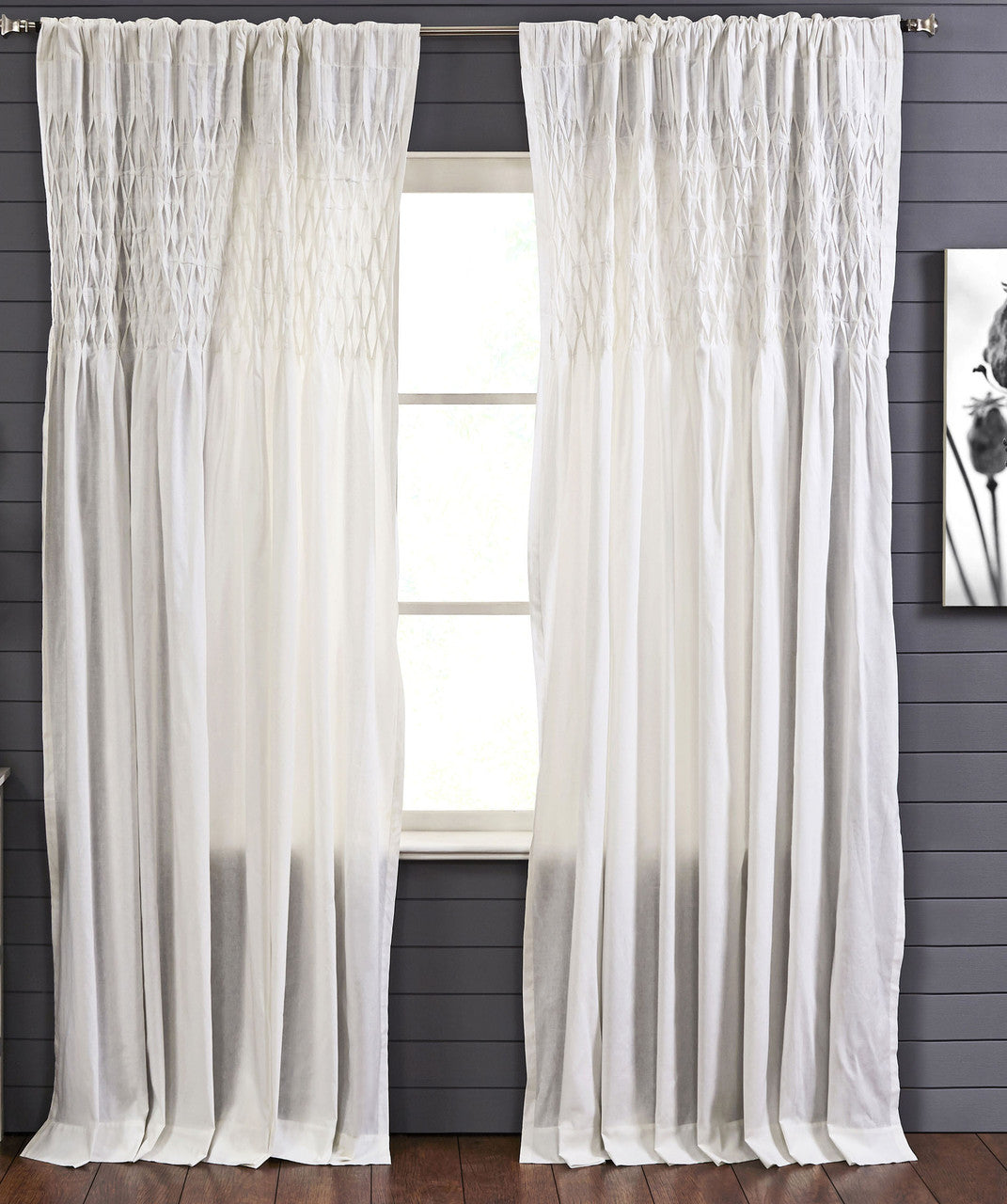 Smocking Stitch Linen Curtain – Decor Direct Interiors
